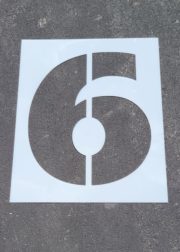 WalMart Number Stencils By American Striping OHIO